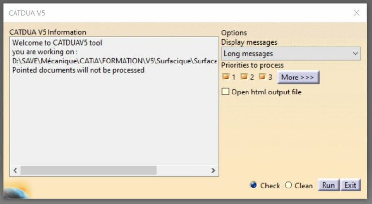 CATDUA – Qchecker – CATIA DATA CENTER