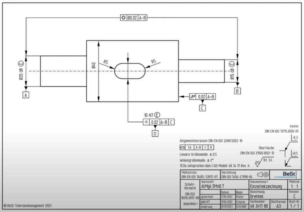 Tolérances Générales – CATIA DATA CENTER